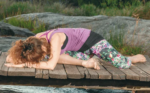 Swan Yoga Pose by Regina Kerschbaumer – Yoga Orchid